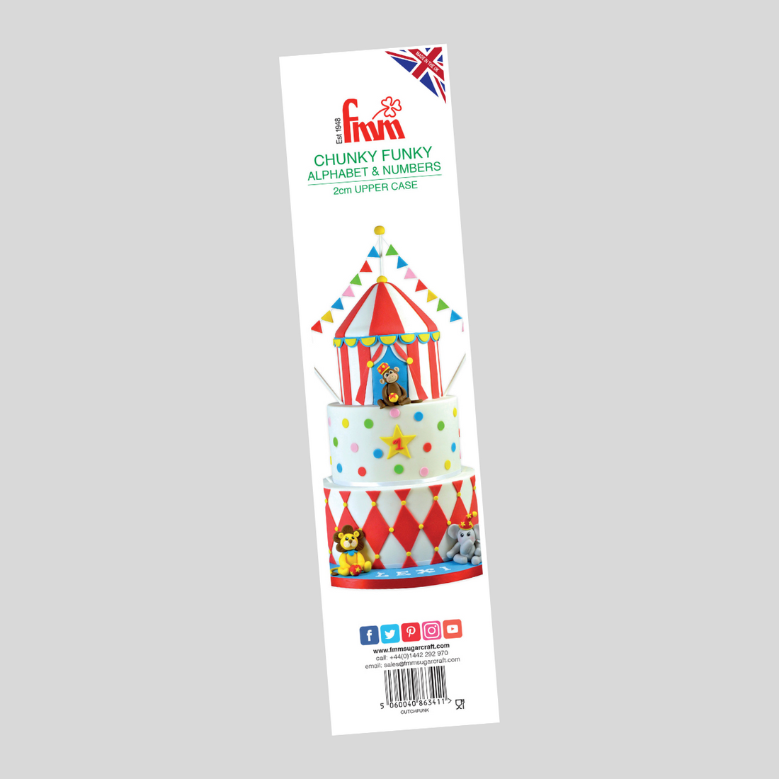 Alphabet & Numbers Chunky Funky Set – FMM Sugarcraft