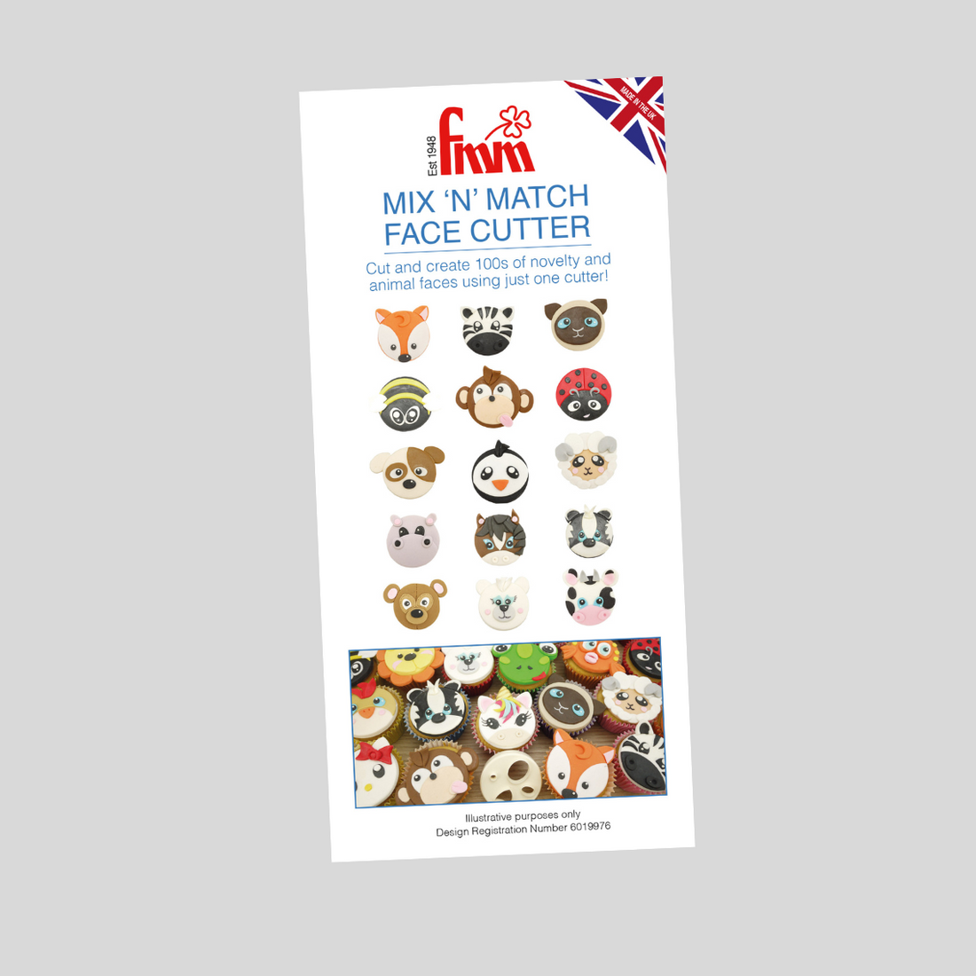 Mix N Match Animal Faces – FMM Sugarcraft
